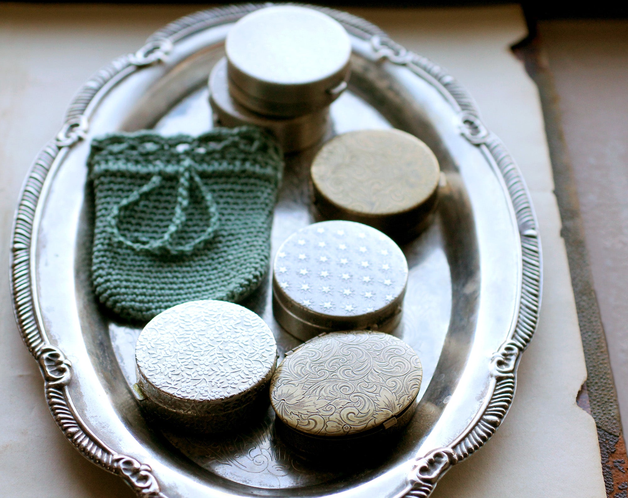 GreenWitch Solid Perfume in Round Compact with Pouch – Illuminated Perfume